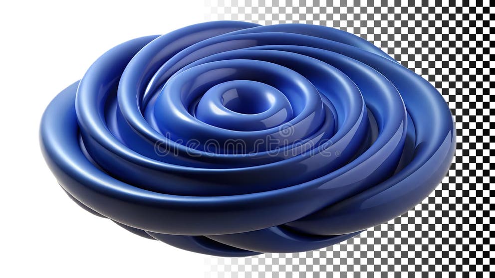 Blue Swirl, Abstract Shape for Modern Design and Artistic Backgrounds ...