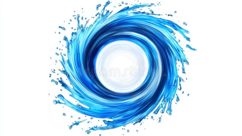 Dynamic Blue Swirl: Abstract Watercolor Patterns and Splash Aesthetics ...