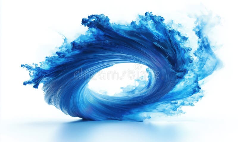 Abstract Blue Water Swirling Circular Formation Stock Photos - Free ...