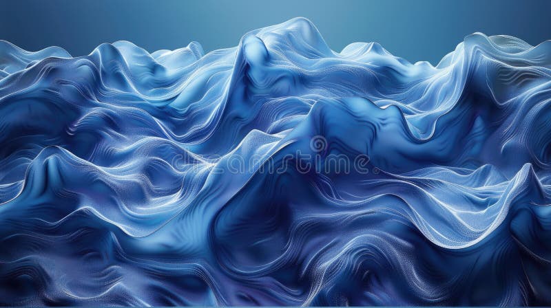 A Dynamic Blue Wavy Texture, Elegantly Capturing the Fluidity and Grace ...