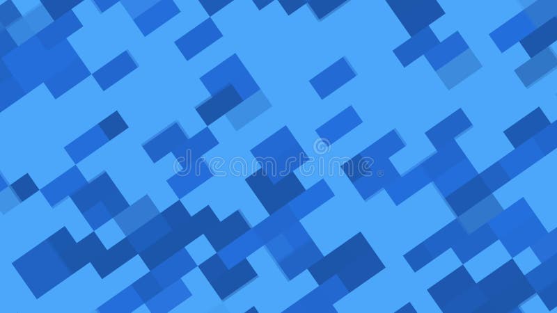 Dynamic Blue and White Geometric Pattern with Overlapping Squares and ...