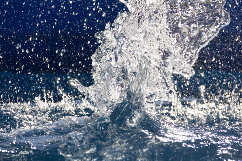Dynamic Blue and White Water Splash-abstract Liquid Motion Stock Photo - Image of fresh, vibrant ...