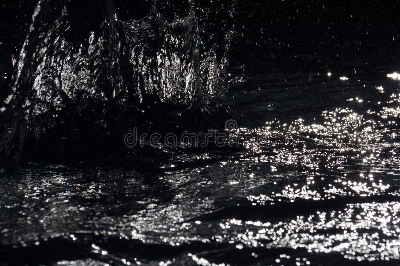 Dynamic Blue and White Water Splash-abstract Liquid Motion Stock Image ...