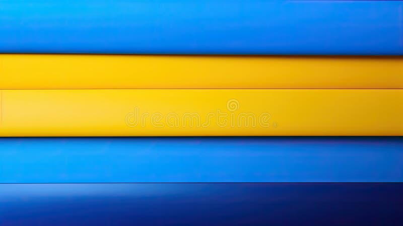 Dynamic Blue and Yellow Stripe Background Stock Illustration ...