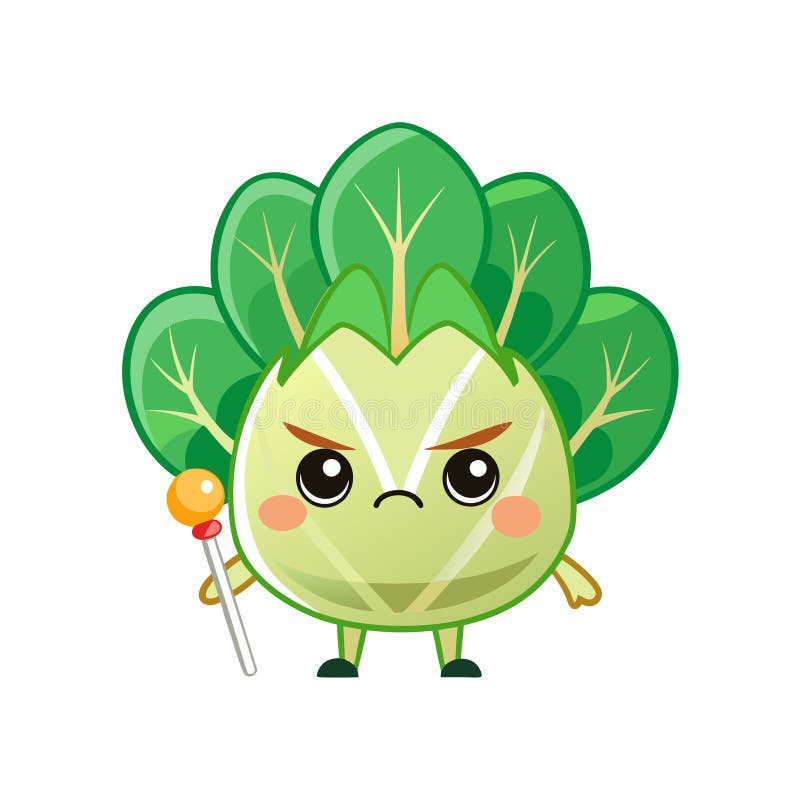 Dynamic Bok Choy Illustration for Fun Cooking Stock Photo ...