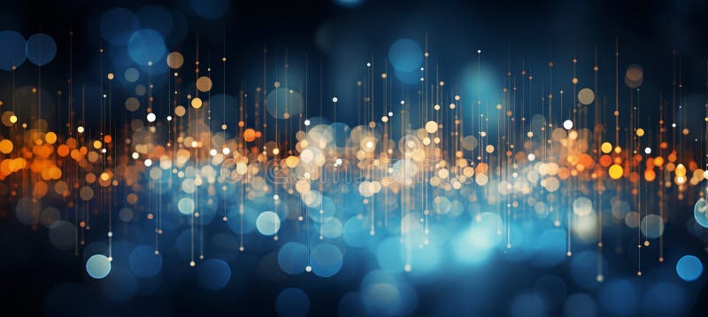 Dynamic Bokeh Backdrop with Vibrant Digital Circuit Patterns in a ...