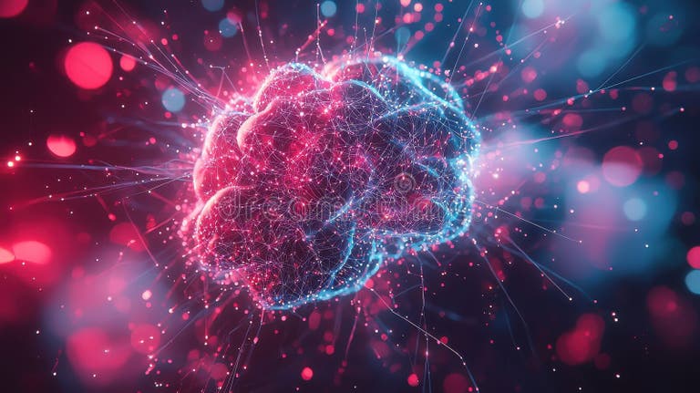 Dynamic Brain Connections Illustrating Neural Network Activity in a ...