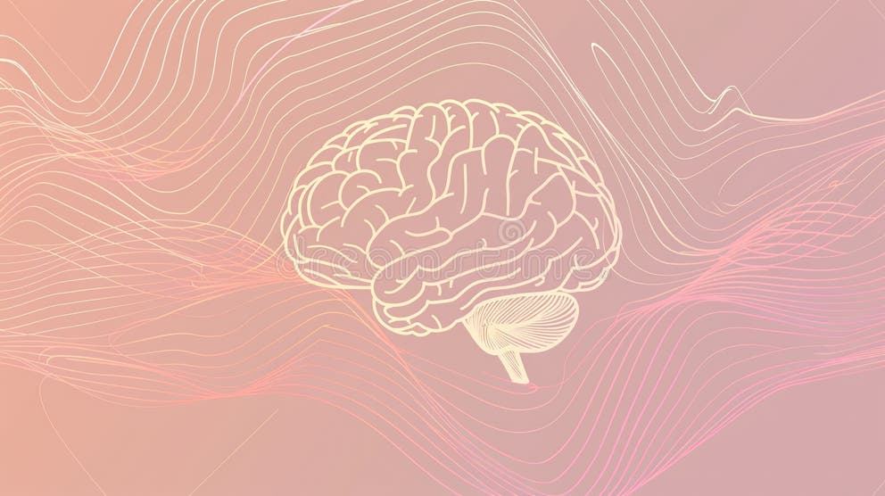 Dynamic Brainwave Frequency Layers Visualized in Glowing Sci Fi Concept ...