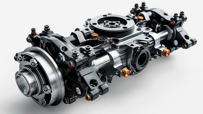 Dynamic Brake Caliper Components Stock Photo - Image of industrial ...