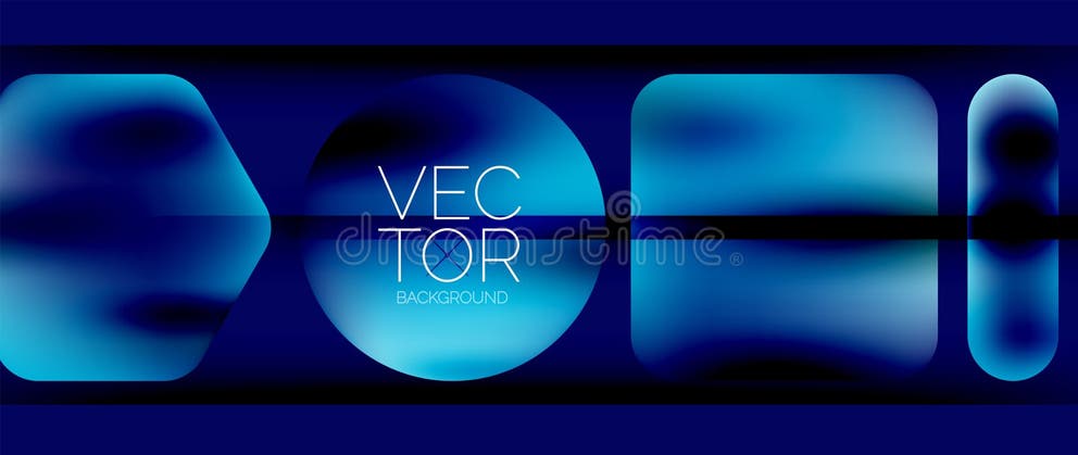 Dynamic Bright Colorful Geometric Elements with Fluid Gradients, Lights ...