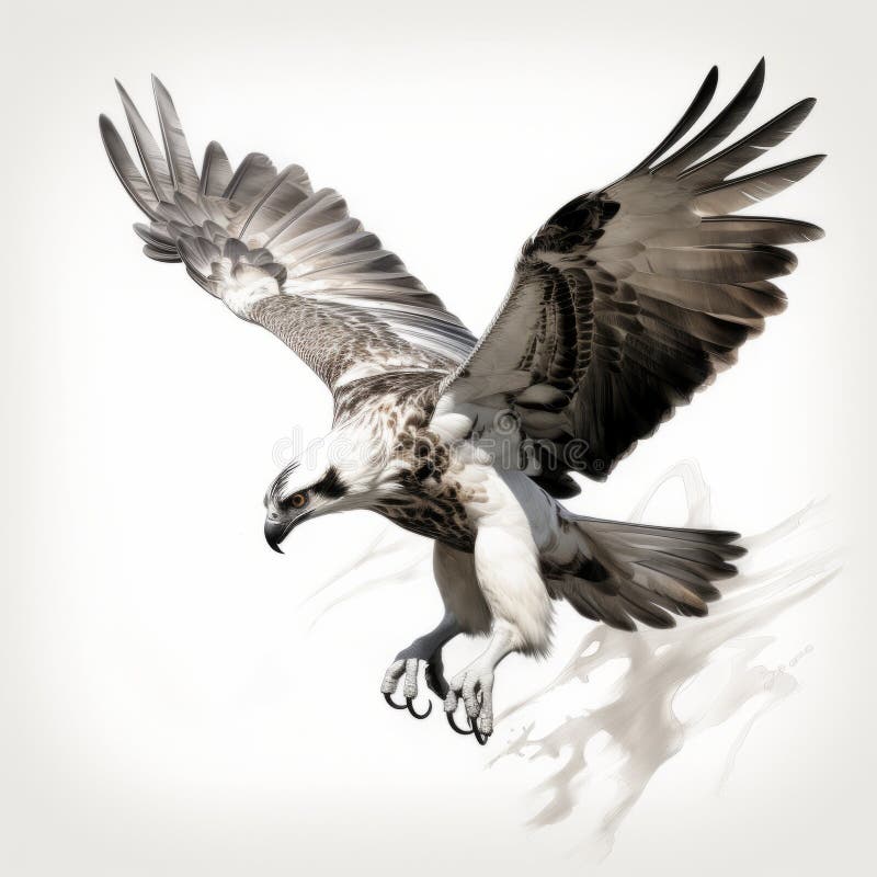 Dynamic Brushwork: Hyper-detailed Rendering of an Osprey in Flight ...