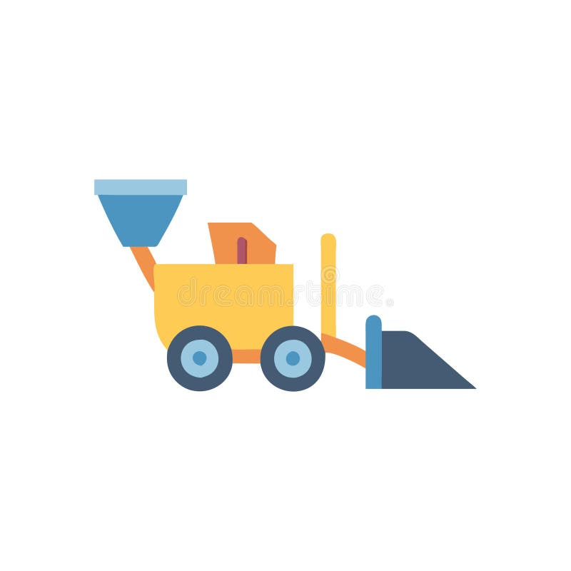 Dynamic Bucket Loader Icon Illustration Stock Illustration ...