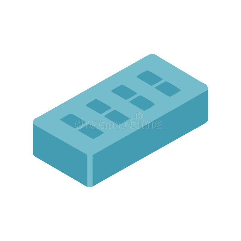 Dynamic Building Brick Graphic Icon Stock Vector - Illustration of ...