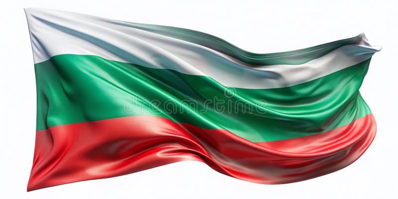 Dynamic Bulgarian Flag in Long Exposure a Captivating Visual of ...