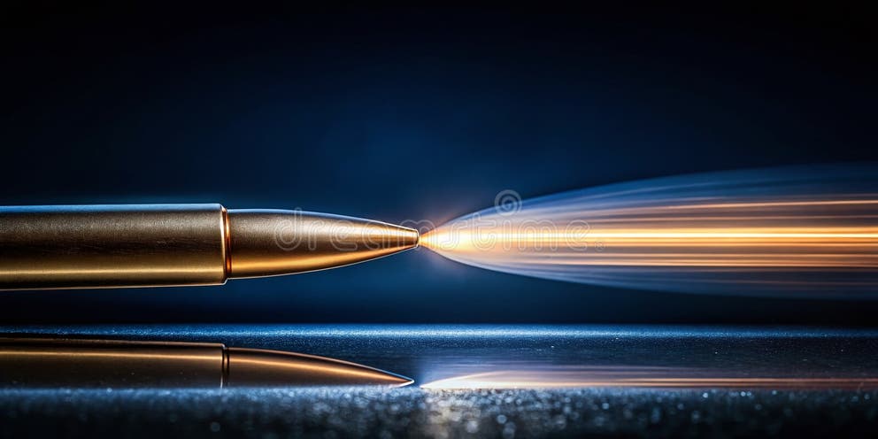 Dynamic Bullet Silhouette Photography a Stunning Visual Representation ...