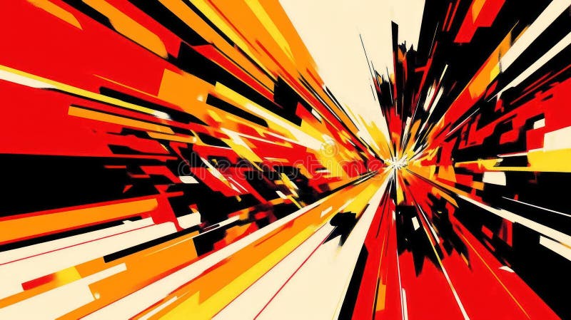 A Dynamic Burst of Colors Creating an Abstract Explosion Effect Stock ...