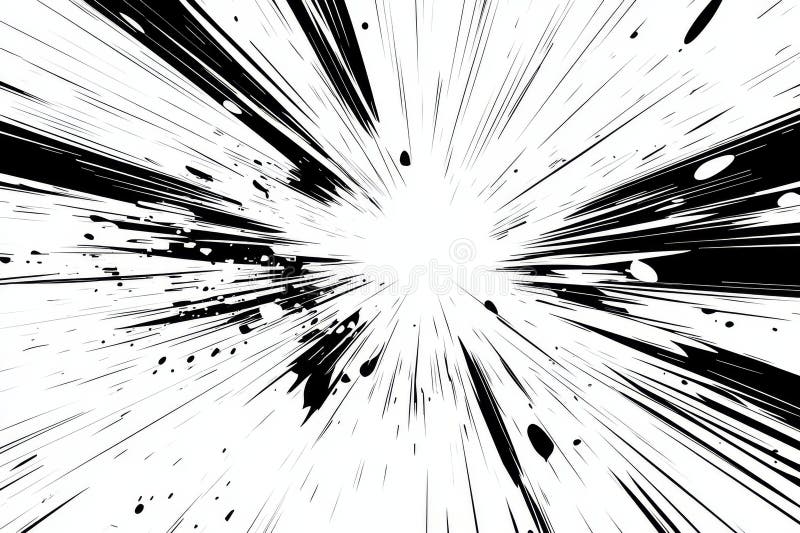 Dynamic Burst an Engaging Manga Explosion Effect Capturing the Essence ...