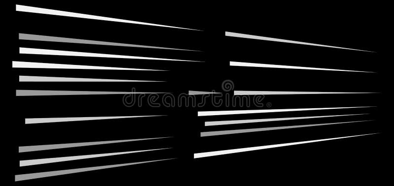Dynamic Burst Lines. Comic Action, Speed Lines. 3d Horizontal Parallel ...