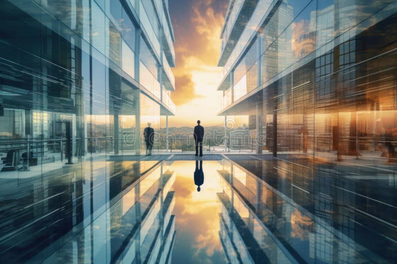 Fast Paced and Ever Changing Landscape of a Eco City Environment Stock ...