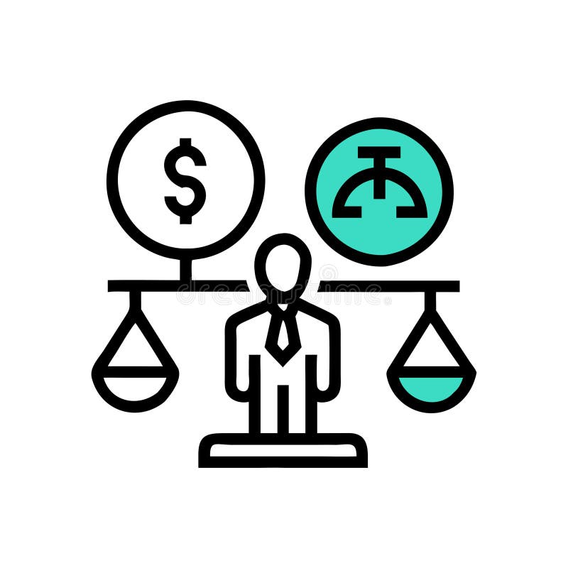 Dynamic Business Ethics Icon Stock Vector - Illustration of management ...
