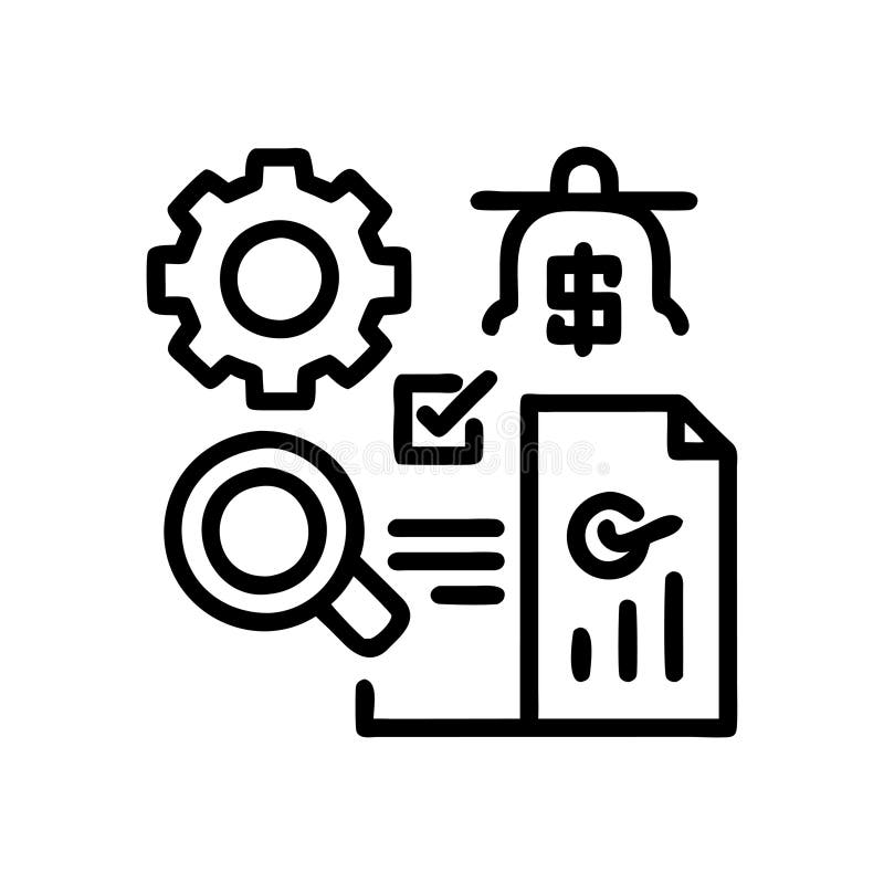 Dynamic Business Value Assessment Icon Stock Vector - Illustration of ...