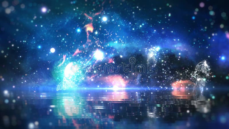 Dynamic Butterfly Particles Stock Video - Video of grace, light: 379658417