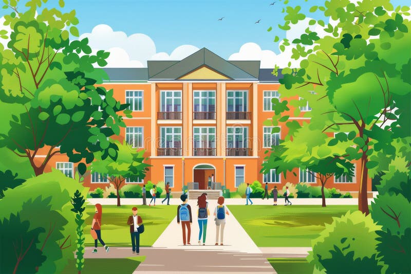 Dynamic Campus Experience with Students Engaging in Academic Activities ...