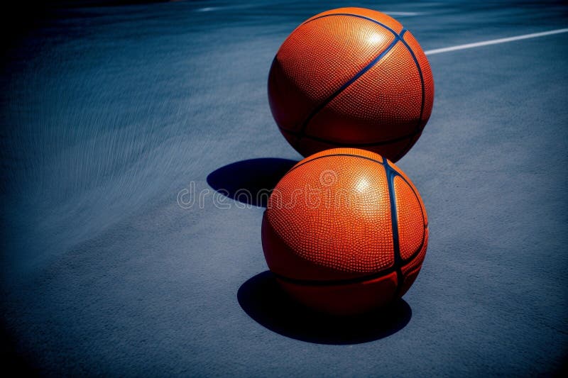 Dynamic Capture of a Realistic Basketball.AI Generated Stock ...