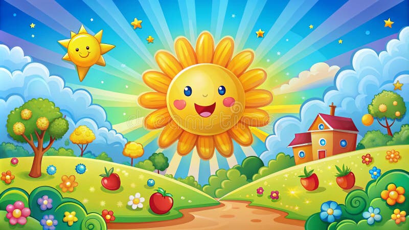 Dynamic Cartoon Character Slideshow Background for Educational Videos ...