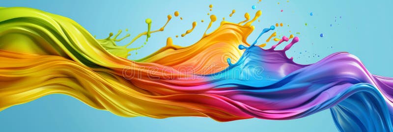 Dynamic Cascade of Multicolored Water Waves Colliding and Forming ...