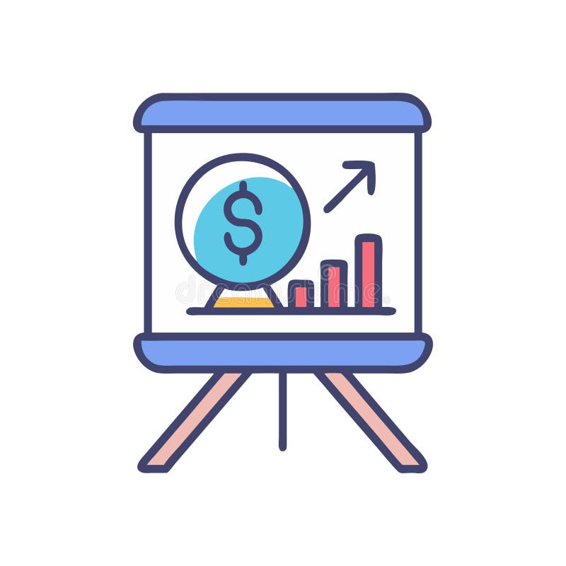 Dynamic Cash Forecast Icon stock vector. Illustration of strategy ...