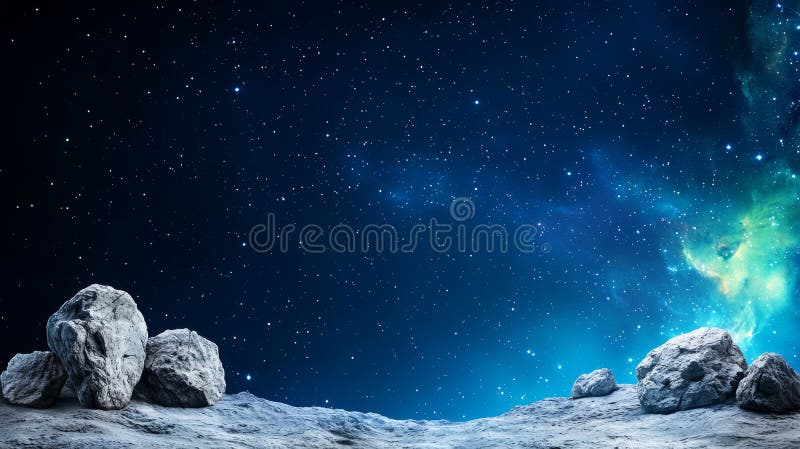 A Dynamic Celestial Scene with Swirling Colors and a Backdrop of Stars ...