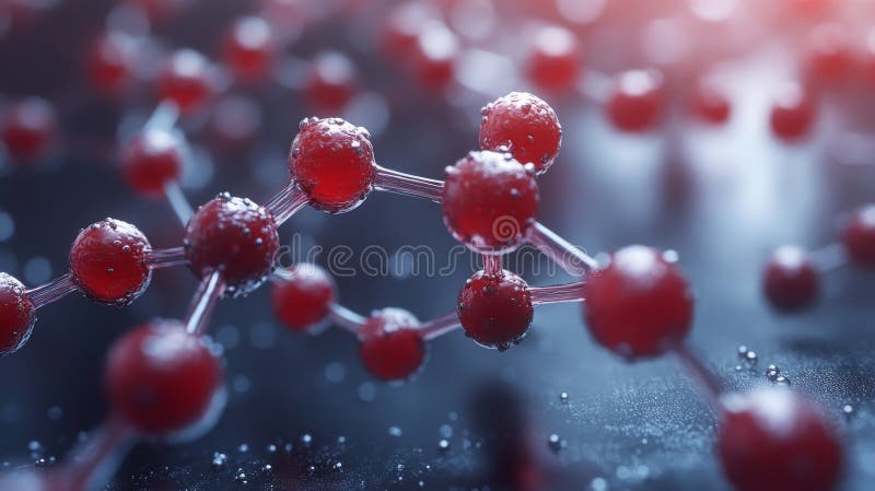 Chemical Reaction Mechanism Showcasing Molecular Interactions and ...
