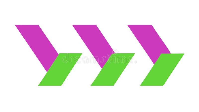 Dynamic Chevron Arrows for Forward Progress and Speed, Vector Design Generative AI Stock Vector ...