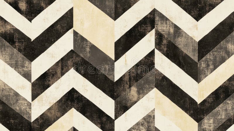 Dynamic Chevron Pattern in Mocha Mousse Tones Enhances Contemporary ...