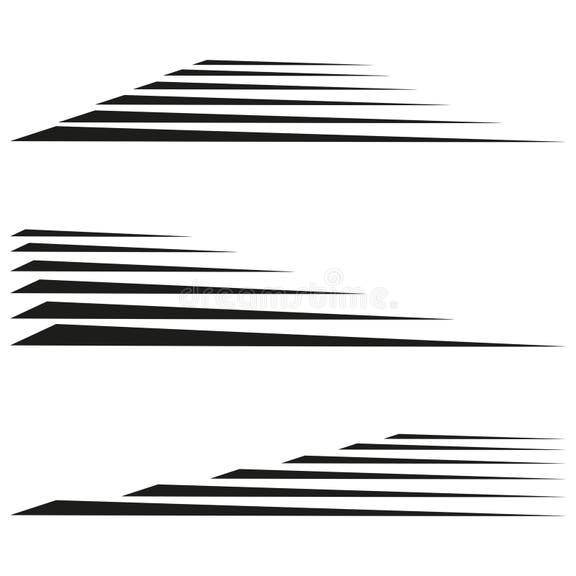 Dynamic Chevron Stripes. Abstract Optical Pattern. Black and White ...