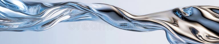 Dynamic Chrome Liquid Splash Design for Creative Projects Stock ...