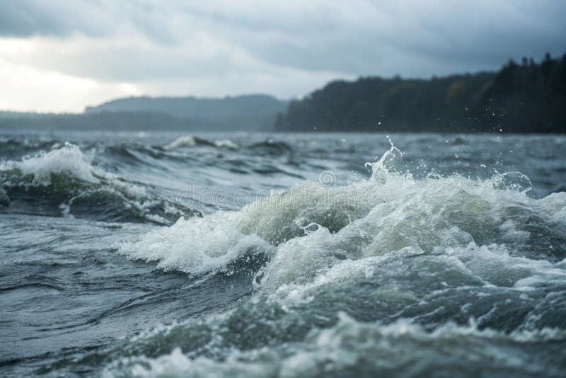 Churned Up Water Background Stock Illustration - Illustration of motion ...