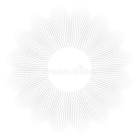 Dynamic Circle Shape Particles Stock Vector - Illustration of grey ...