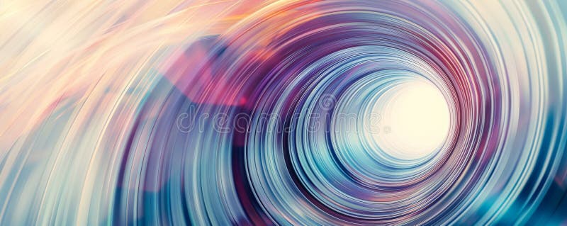 A Dynamic Circular Abstract Background with Radiating Lines and Soft ...