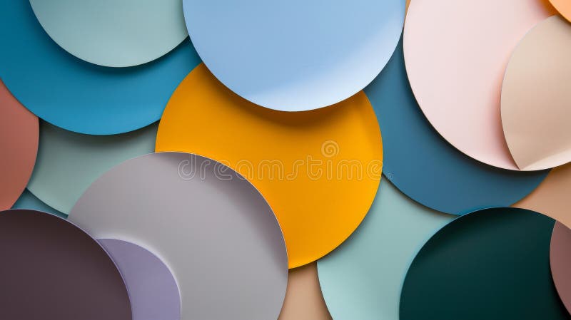 Dynamic Circular Overlap: Gradient Fill Stock Photo - Image of layered ...