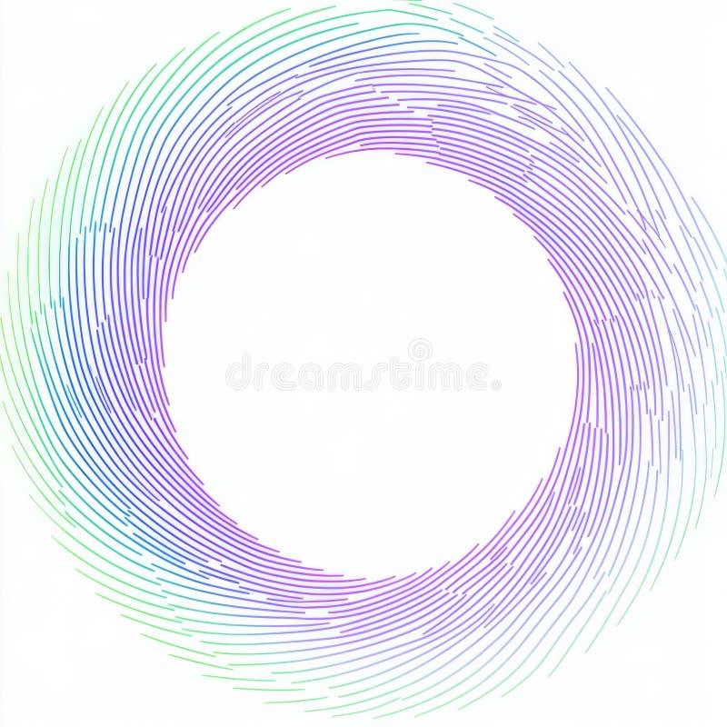 A Dynamic Circular Wave Pattern with Colorful Gradients and Lively ...