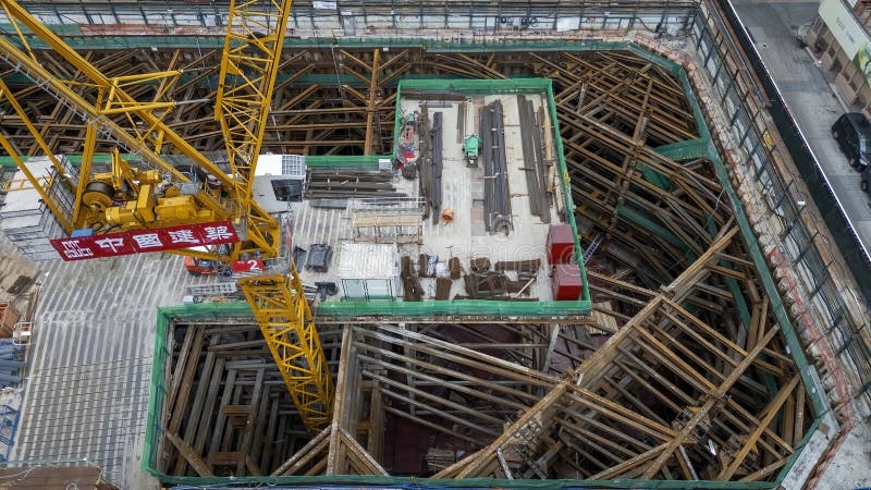 May 5 2025 Urban Construction Site Cranes Building Projects Progress Stock Photos - Free ...