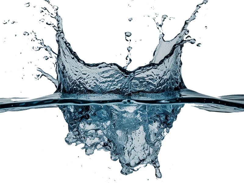 Dynamic Clear Water Splash with Transparent Background for Creative ...