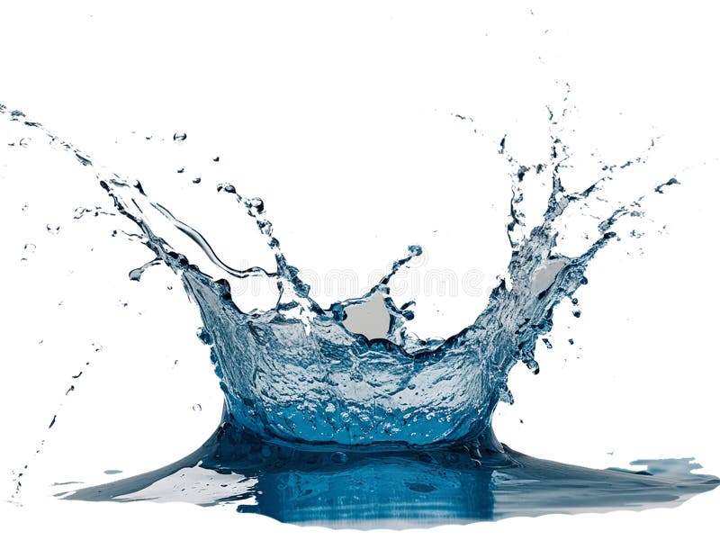 Dynamic Clear Water Splash with Transparent Background for Creative ...