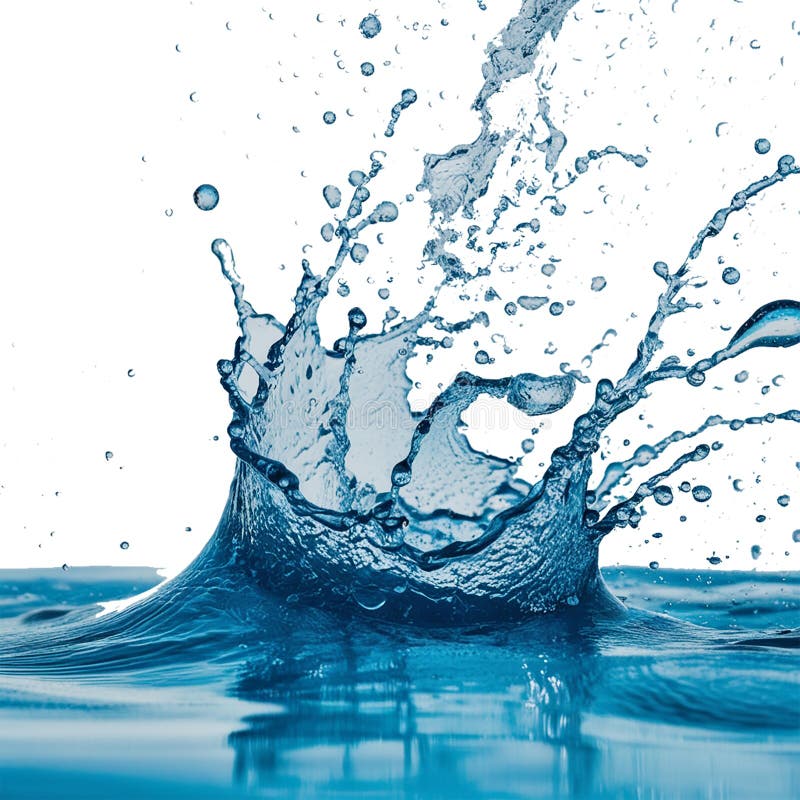 Dynamic Clear Water Splash with Transparent Background for Creative ...