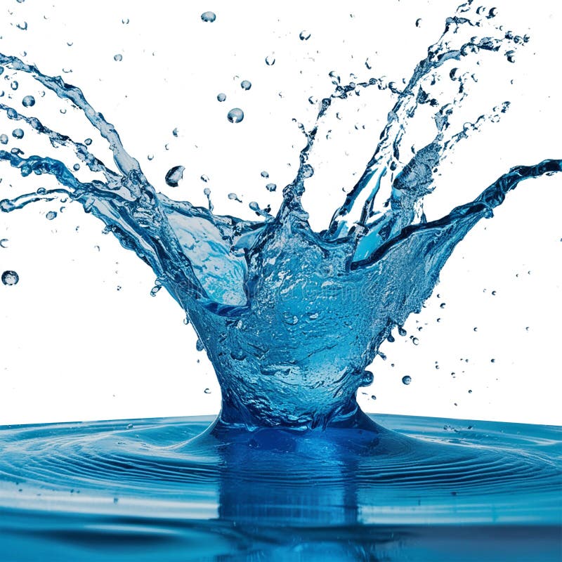 Dynamic Clear Water Splash with Transparent Background for Creative ...