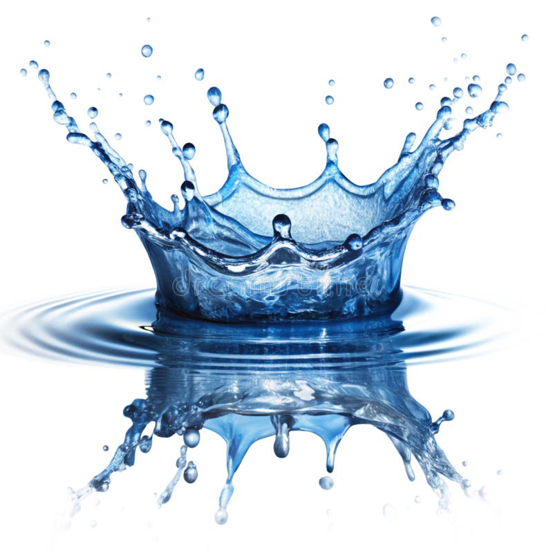 Dynamic Clear Water Splash with Transparent Background for Creative ...