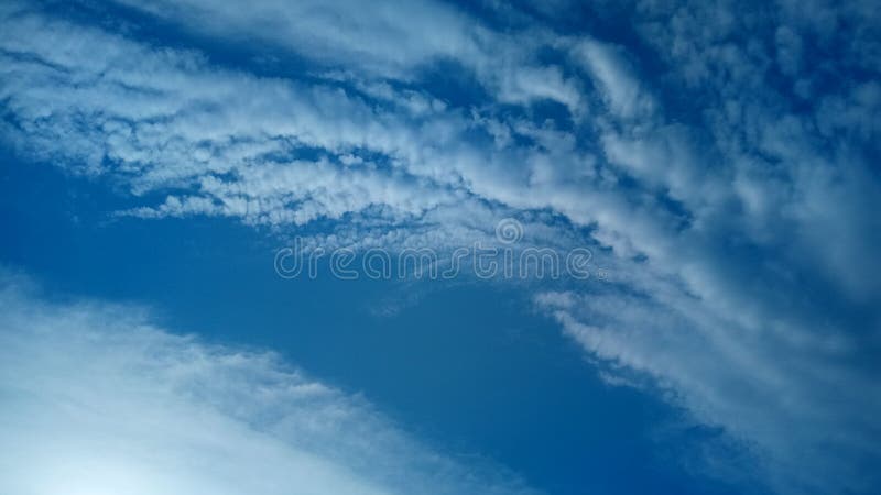 Dynamic Clouds in the Blue Sky Stock Image - Image of clouds, blue ...
