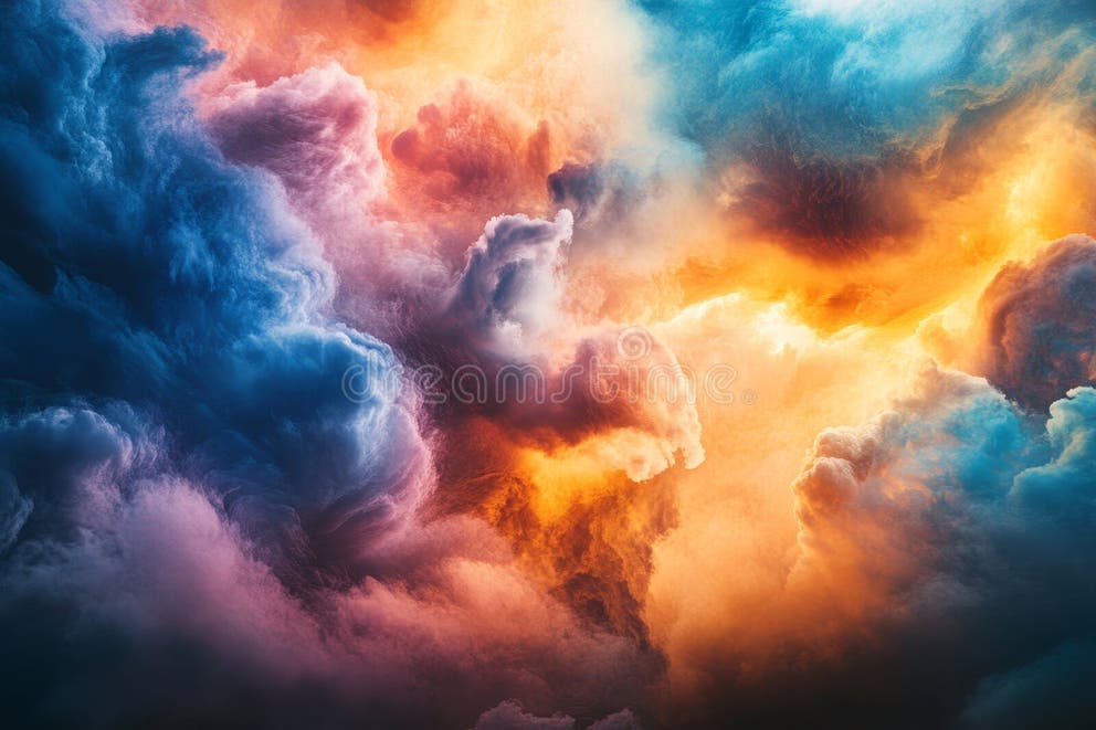 Dynamic Clouds of Colorful Emotions Representing the Unpredictable ...